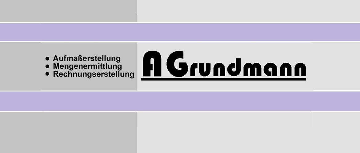 Impressum - Bauabrechnung Grundmann